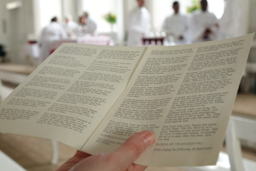 Orders of Worship - Unity Moravian Church